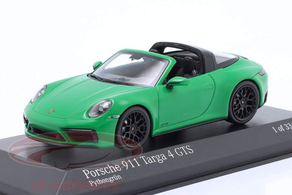 Minichamps 1:43 Porsche 911 (992) Targa 4 GTS year 2022 python green ...