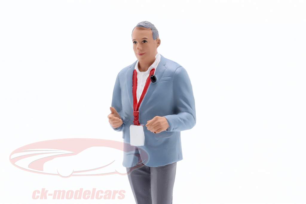 American Diorama 1:18 On Air figure #2 Moderator AD18402 model car ...