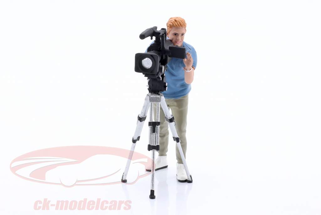 American Diorama 1:18 On Air figure #5 Set camera operator with camera ...