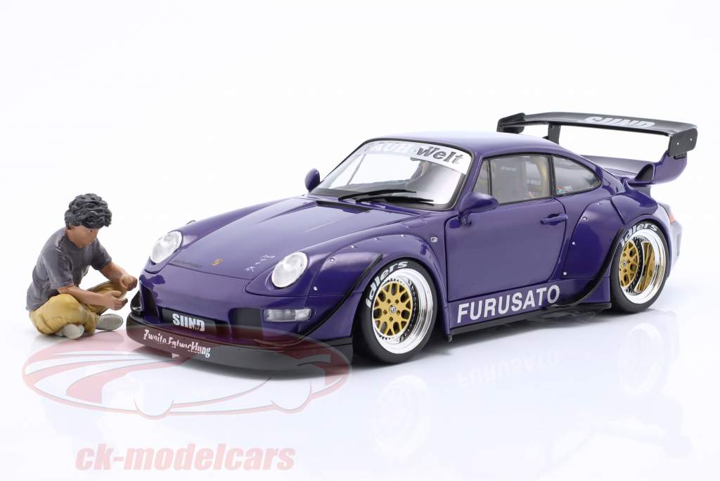 American Diorama 1:18 RWB legende Akira Nakai San figur #4 AD18504 ...