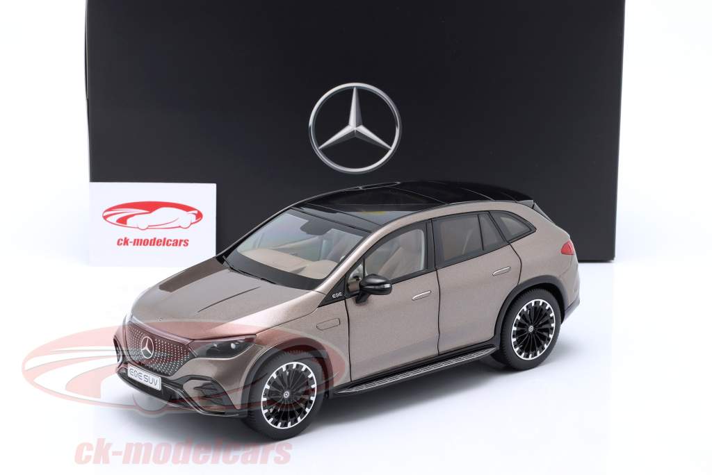 NZG 1:18 Mercedes-Benz EQE SUV (X294) 建設年 2023 ベルベットブラウン メタリックな ...