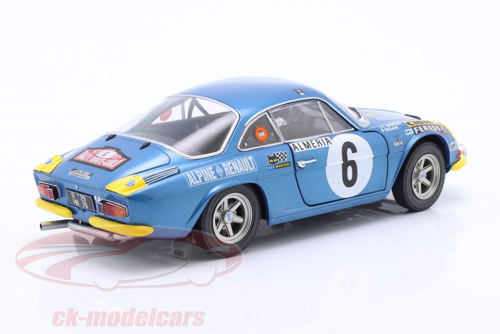 Solido 1:18 Alpine A110 1600S #6 Rallye Monte Carlo 1972 Andruet ...