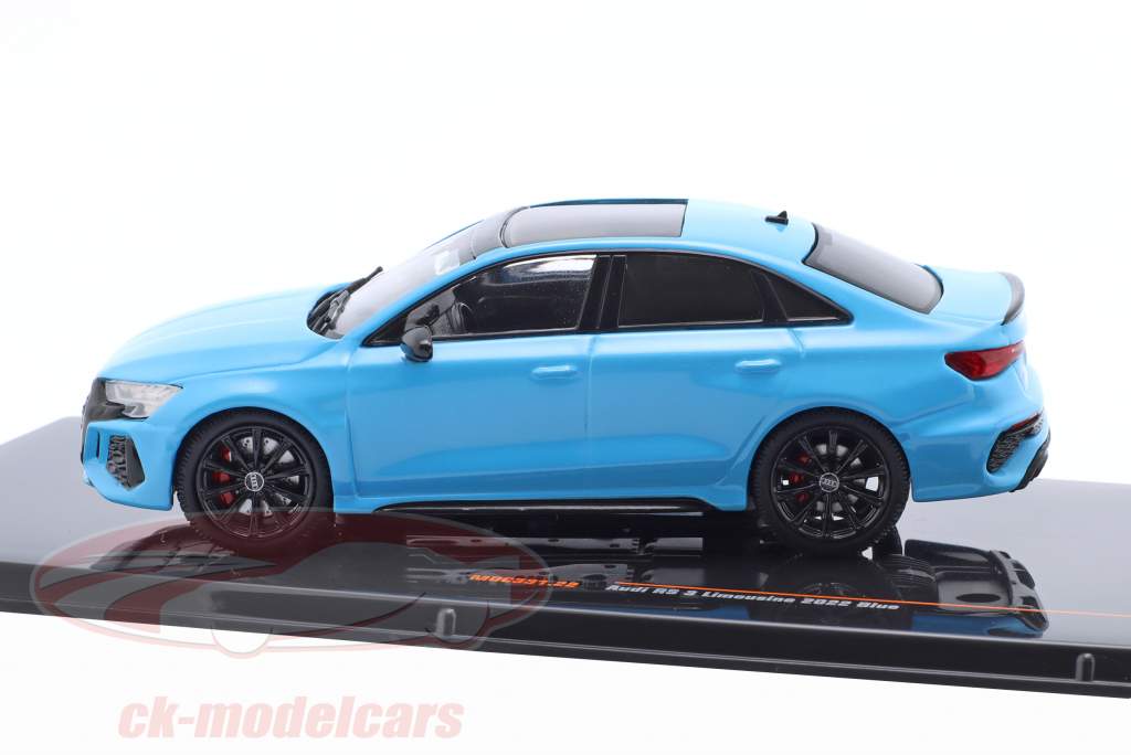 Ixo 1:43 Audi RS3 (8Y) year 2022 Light Blue MOC331.22 model car MOC331 ...
