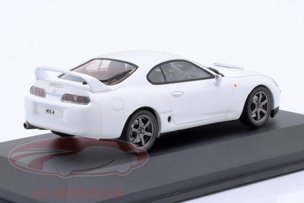 Solido 1:43 Toyota Supra MK4 Byggeår 2001 hvid S4314001 model bil ...