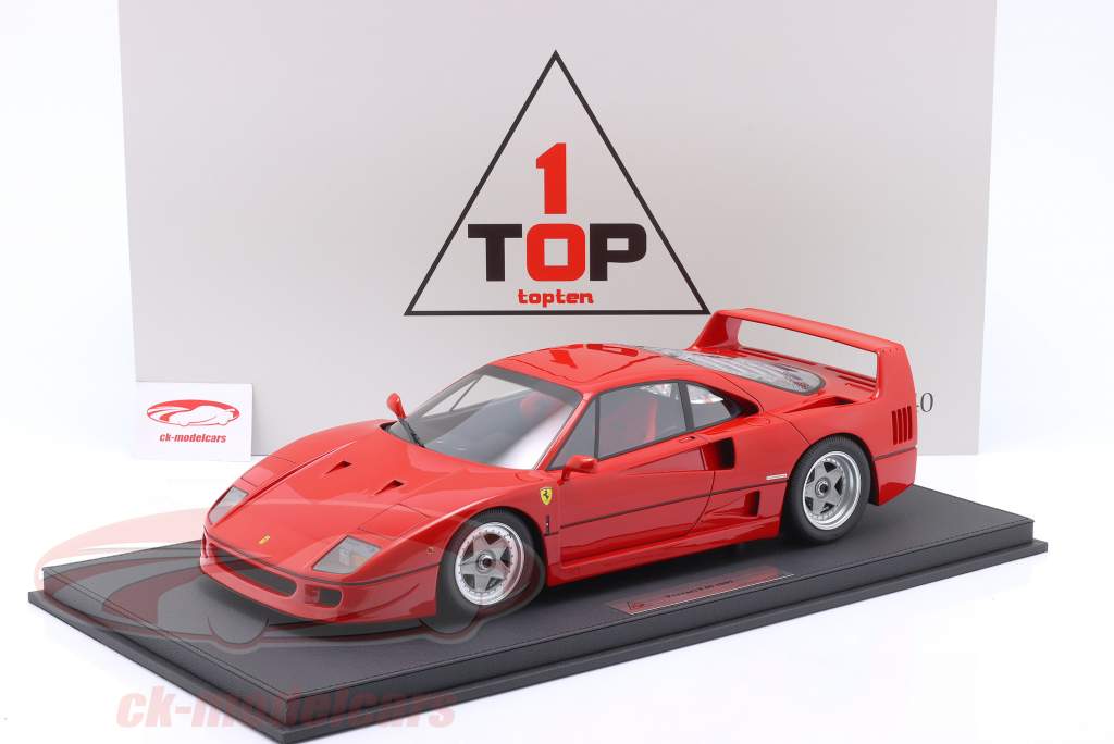 TOP10 1:10 Ferrari F40 year 1987 red TOP100011 model car TOP100011
