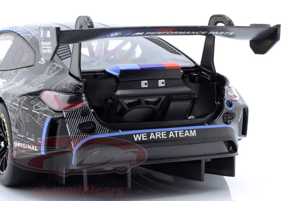 Minichamps 1:18 BMW M4 GT3 #46 测试 Car 2023 Team WRT Valentino Rossi ...