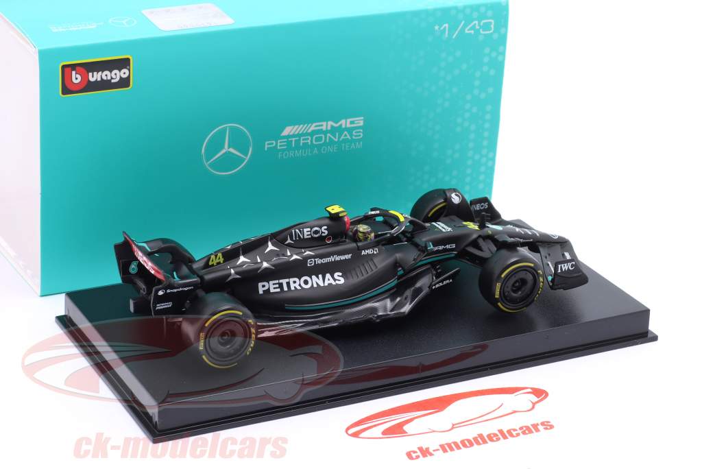 Bburago 1:43 Lewis Hamilton Mercedes AMG F1 W14 #44 Formula 1 2023 18 ...