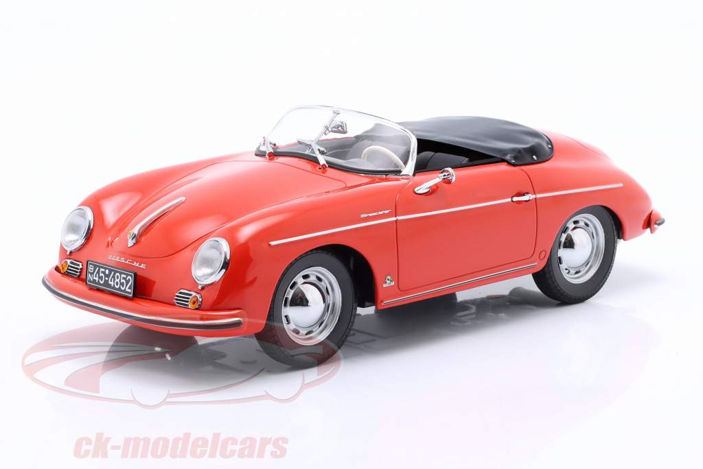 Norev 1:18 Porsche 356 Speedsters year 1954 red 187461 model car 187461 ...