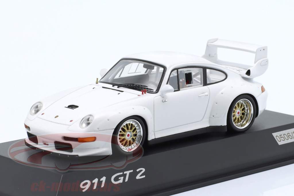 Spark 1:43 Porsche 911 (993) GT2 blanc WAP0202120RGT2 modèle voiture ...