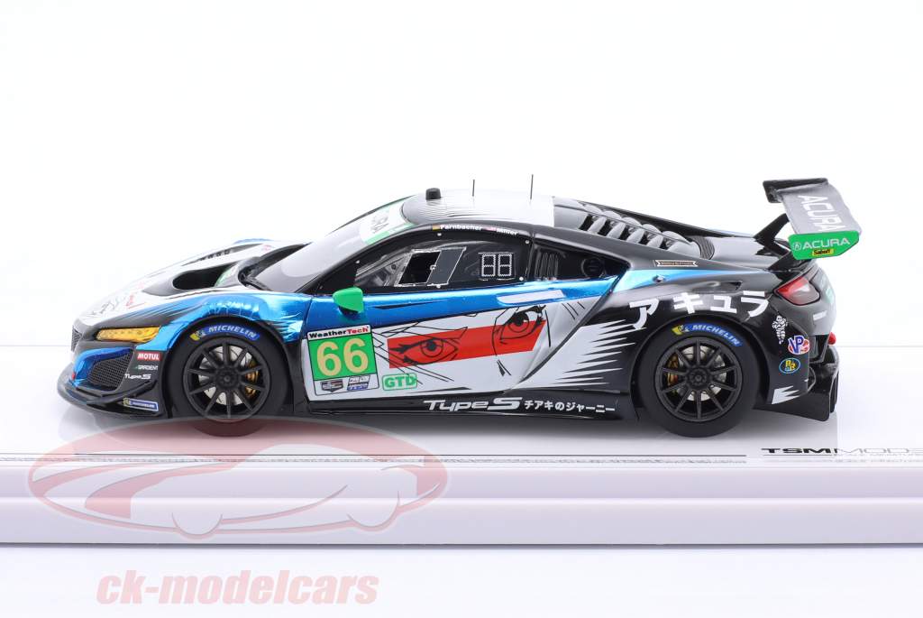 True Scale 1:43 Acura NSX GT3 #66 IMSA Long Beach 2022 Farnbacher ...