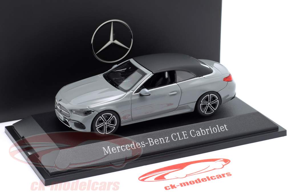 Norev 1:43 Mercedes-Benz CLE Cabriolet (A236) Byggeår 2024 alpin grå ...