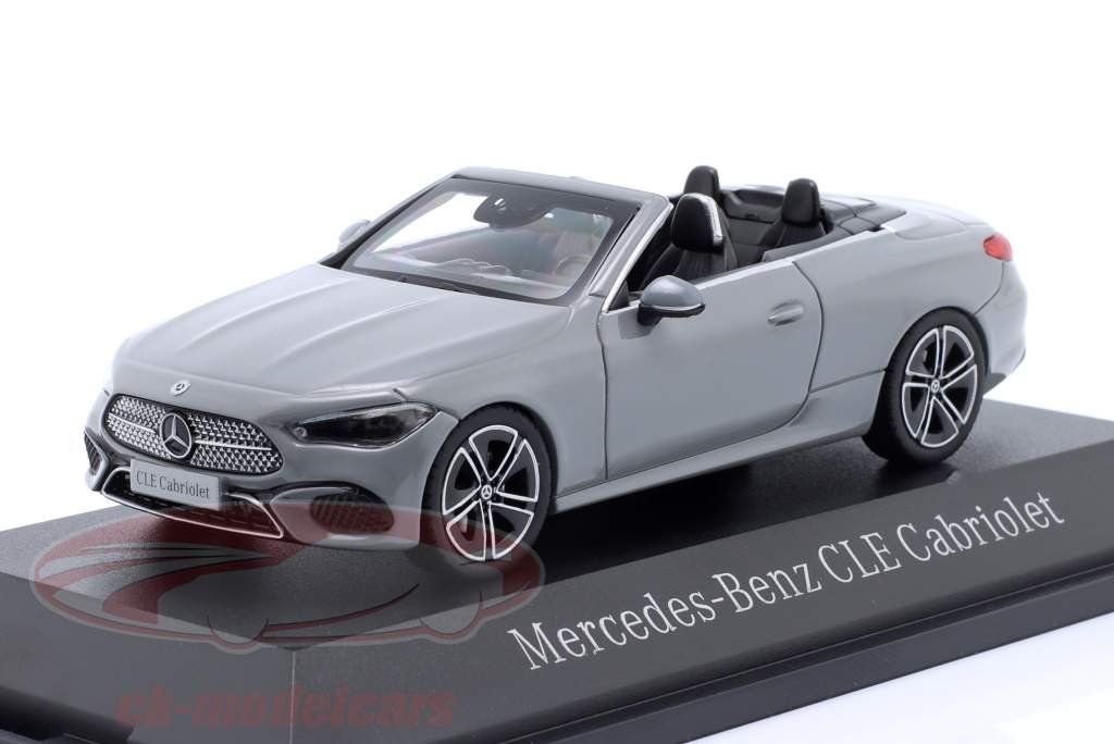 Norev 1:43 Mercedes-Benz CLE Cabriolet (A236) Byggeår 2024 alpin grå ...