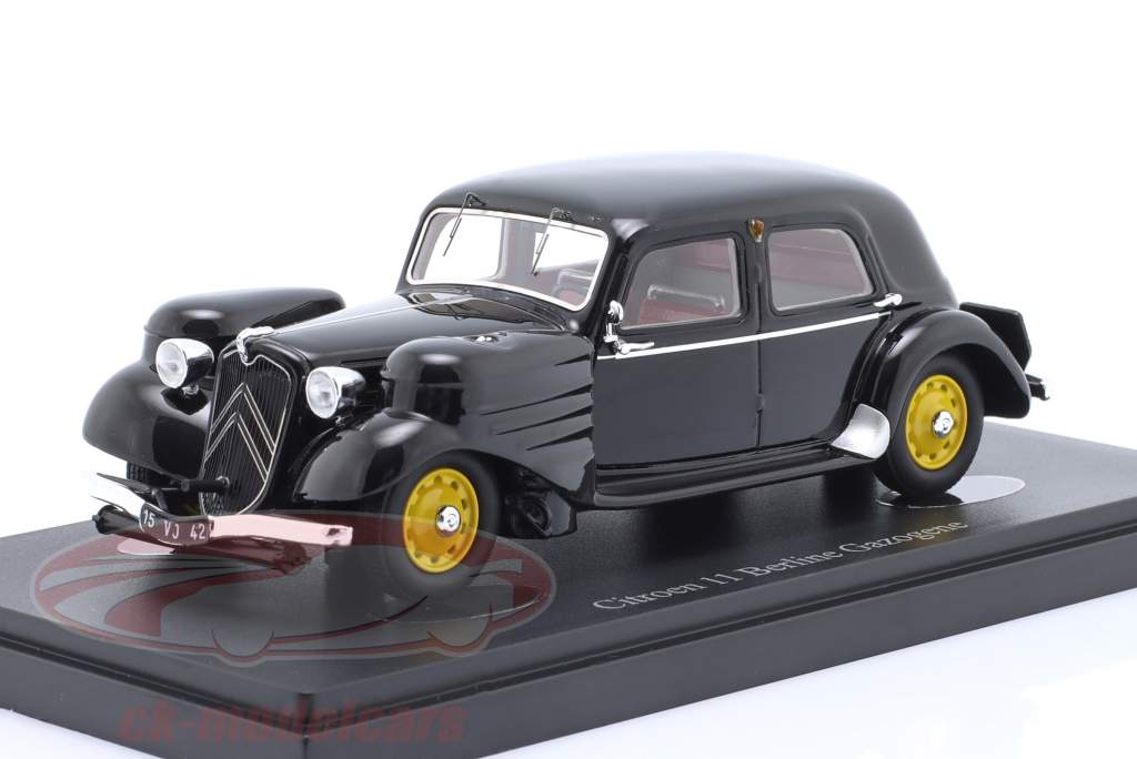 AutoCult 1:43 Citroen 11 Berline Gazogene Baujahr 1938 schwarz 05047 ...