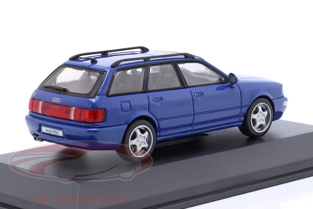 Solido 1:43 Audi RS2 Avant powered by Porsche year 1995 nogaro blue S4310101 model car S4310101 ...