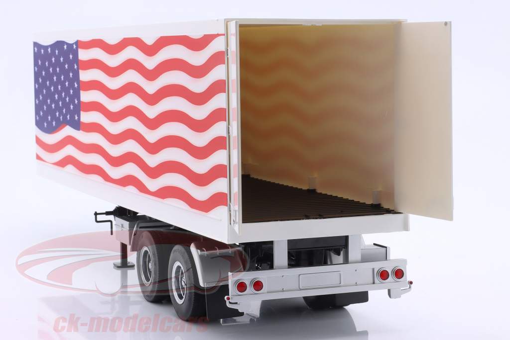 Road Kings 1:18 Semi-trailer Stars & Stripes white / blue / red ...