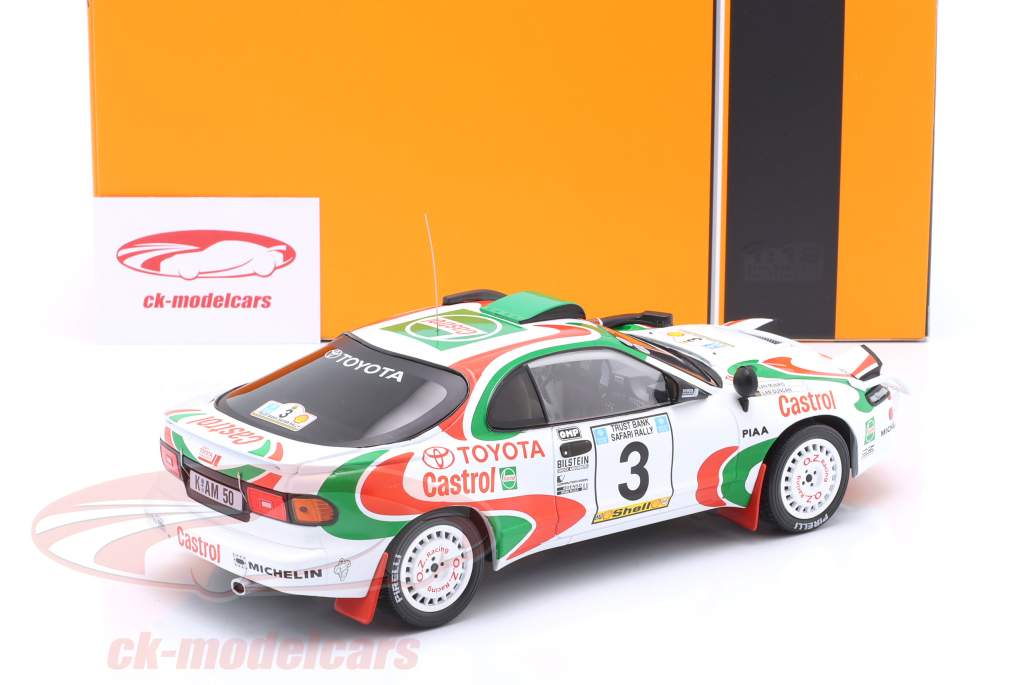 Ixo 1:18 Toyota Celica Turbo 4WD #3 3位 Safari Rallye 1993 Duncan, Munro ...