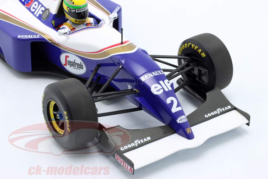 Minichamps 1:12 Ayrton Senna Williams FW16 #2 Pacifique GP formule 1 1994 543941202 modèle ...