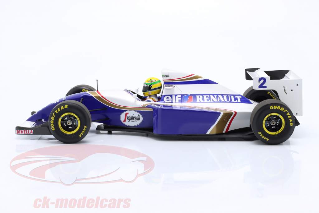 Minichamps 1:12 Ayrton Senna Williams FW16 #2 Pacifique GP formule 1 ...