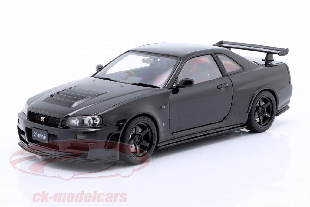 AUTOart 1:18 Nissan Skyline GT-R (R34) Nismo Z-tune 2005 black 77463 model car 77463 674110774634