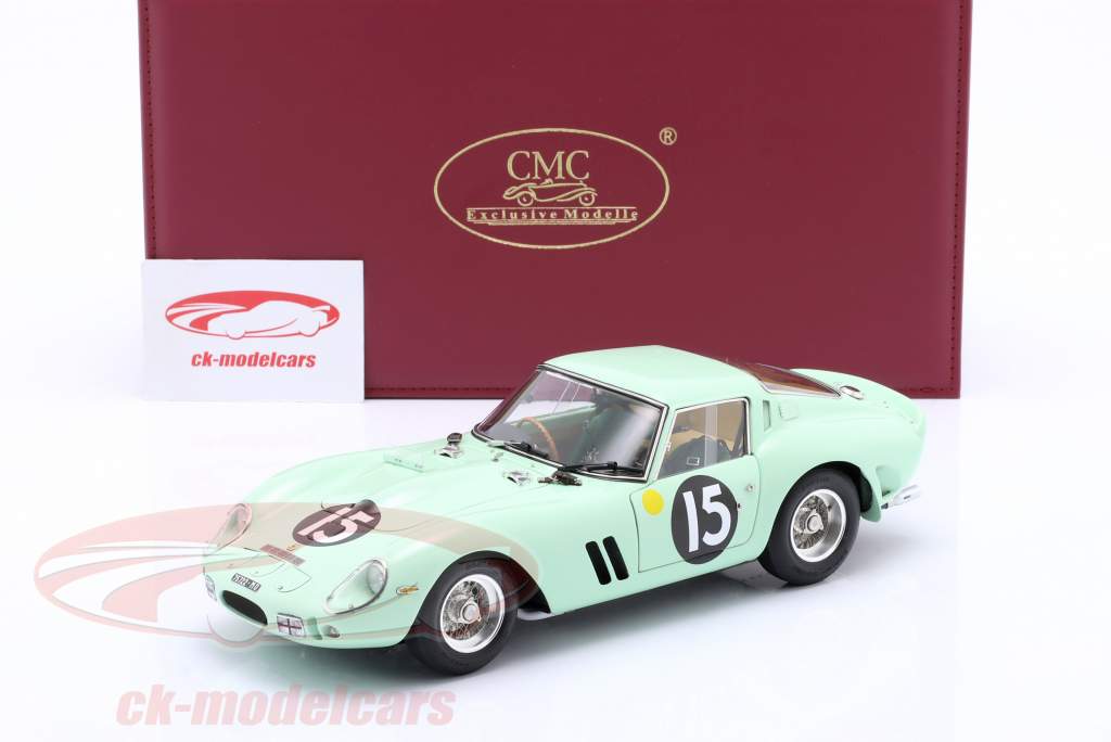 CMC 1:18 Ferrari 250 GTO RHD #15 Goodwood 1962 Innes Ireland M-247 ...