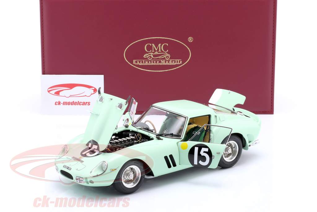 CMC 1:18 Ferrari 250 GTO RHD #15 Goodwood 1962 Innes Ireland M-247 ...