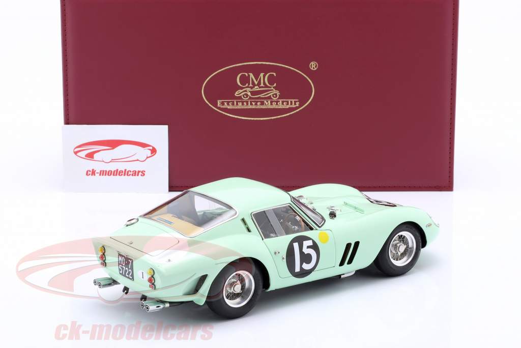 CMC 1:18 Ferrari 250 GTO RHD #15 Goodwood 1962 Innes Ireland M-247 ...