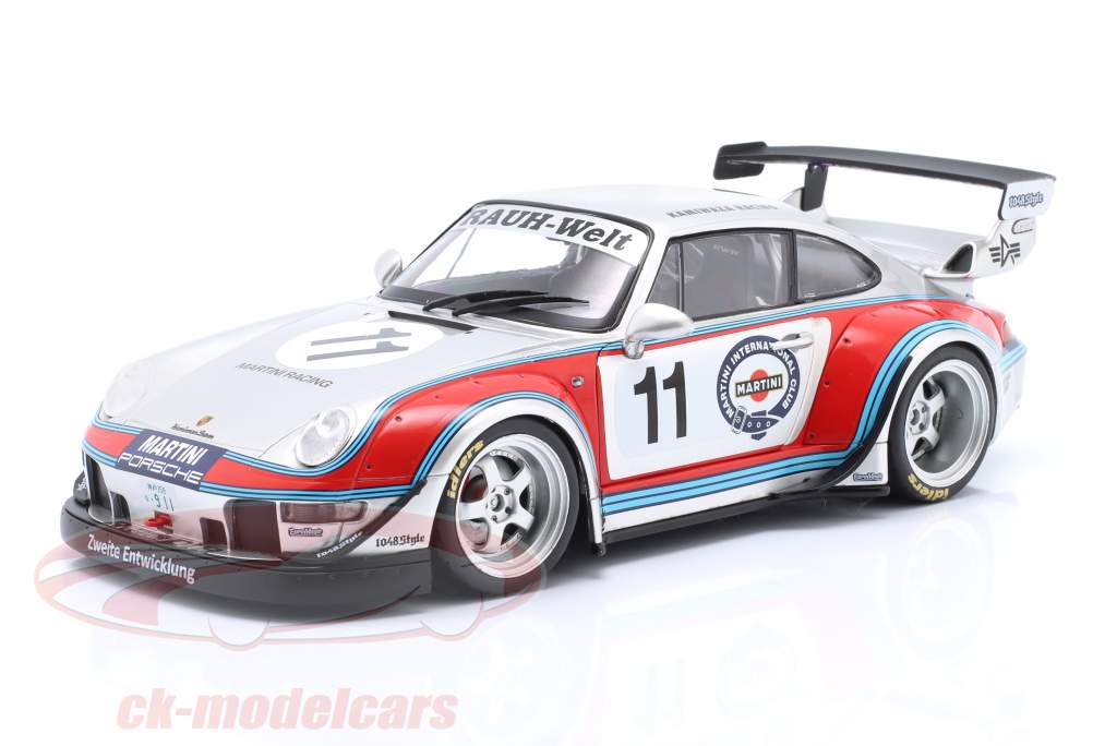 Solido 1:18 Porsche 911 (993) RWB Rauh-Welt Kamiwaza 2020 #11 Martini ...