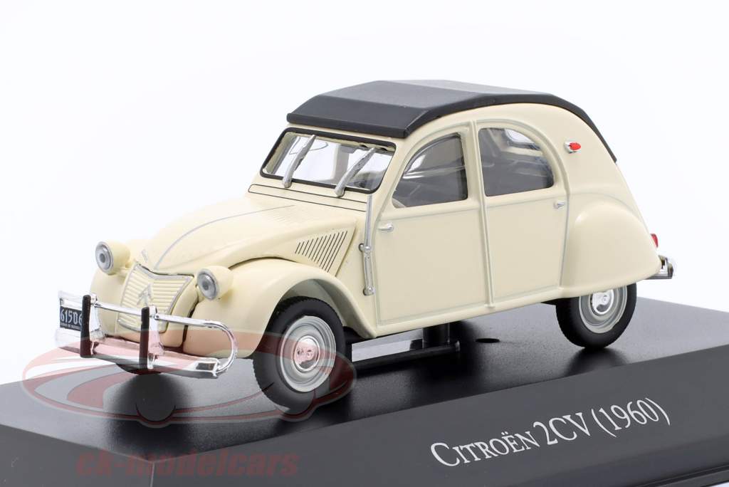 Altaya 1:43 Citroen 2CV Année de construction 1960 blanc / noir ...