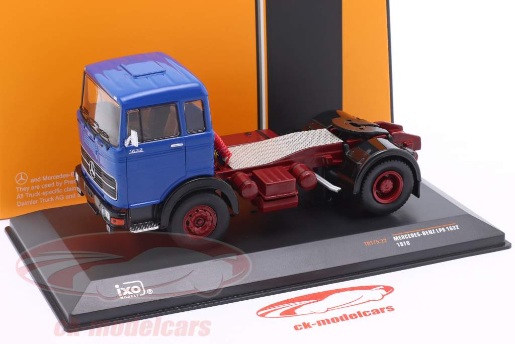 Ixo 1:43 Mercedes-Benz LPS 1632 Truck year 1970 blue / red TR175.22 ...