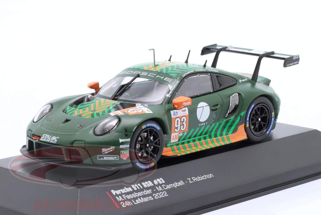 Ixo 1:43 Porsche 911 RSR-19 #93 24h LeMans 2022 Proton Competition ...