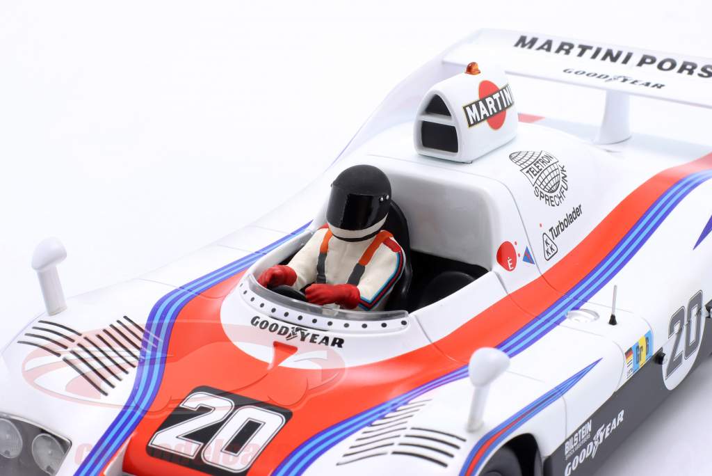 figurenmanufaktur 1:18 Seated Racing driver figure 1978 with black ...