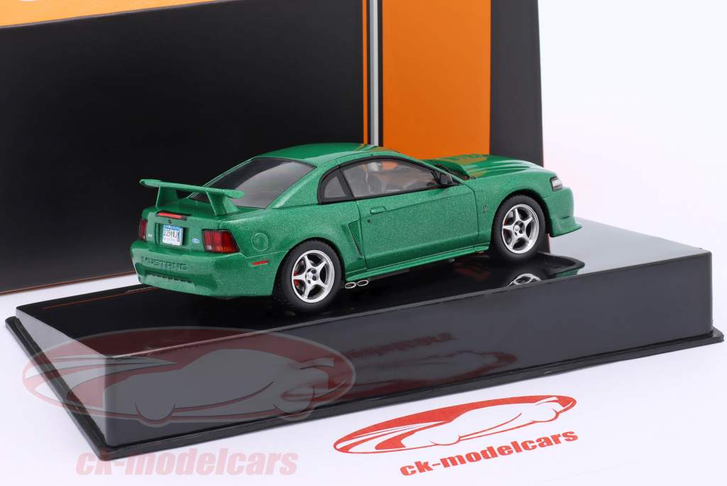 Ixo 1:43 Ford Mustang STV Cobra R year 2000 green metallic CLC543N.22 ...