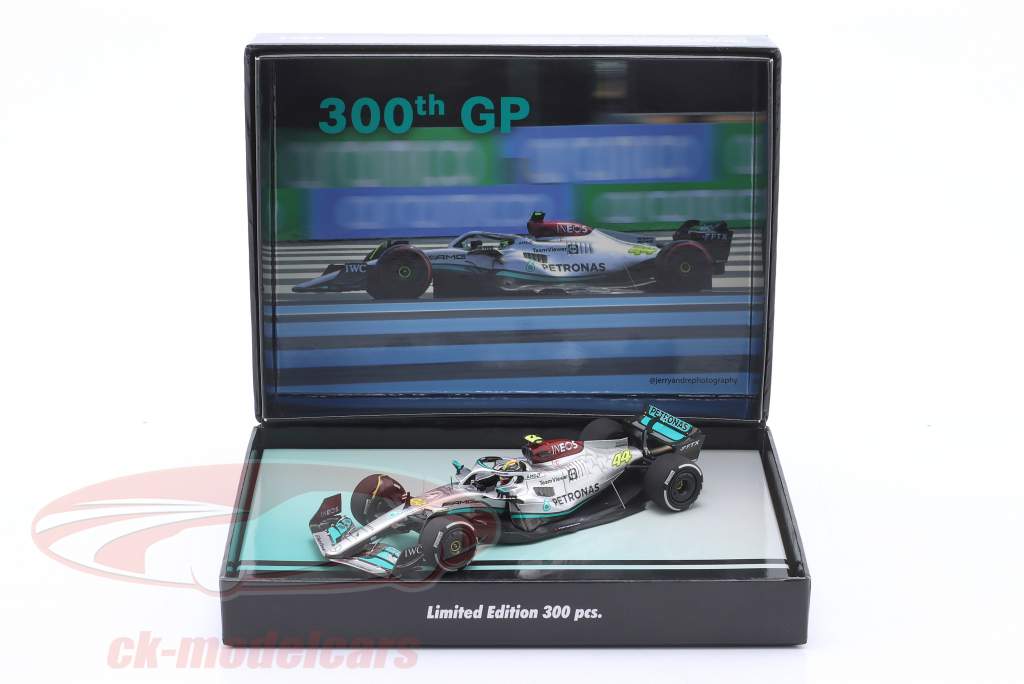 Minichamps 1:43 L. Hamilton Mercedes-AMG F1 W13 #44 2nd French GP ...
