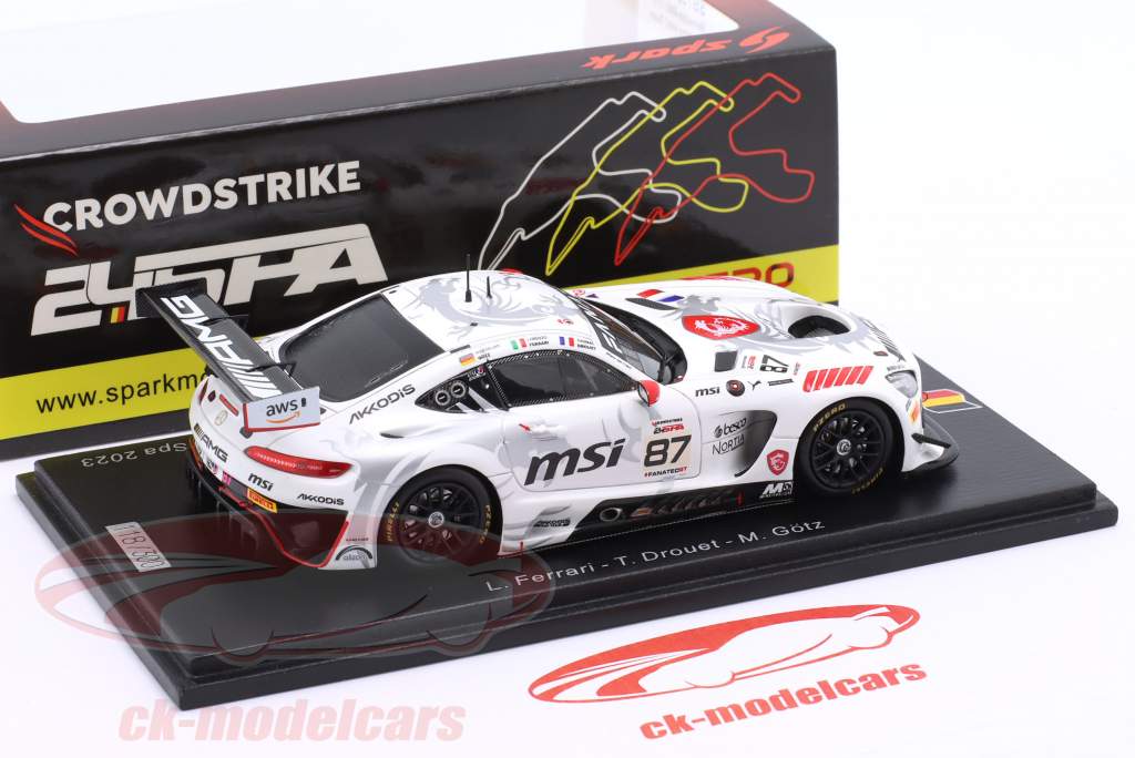 Spark 1:43 Mercedes-Benz AMG GT3 Evo #87 24h Spa 2023 Ferrari, Drouet ...