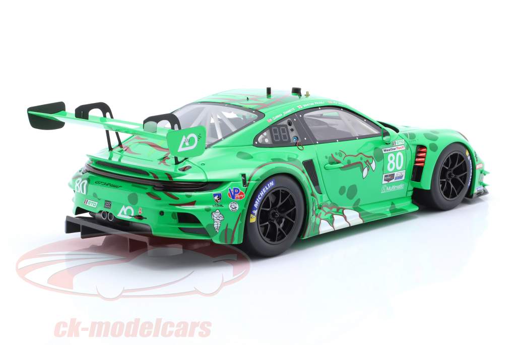 True Scale 1:18 Porsche 911 (992) GT3 R #80 12h Sebring IMSA 2023 REXY ...