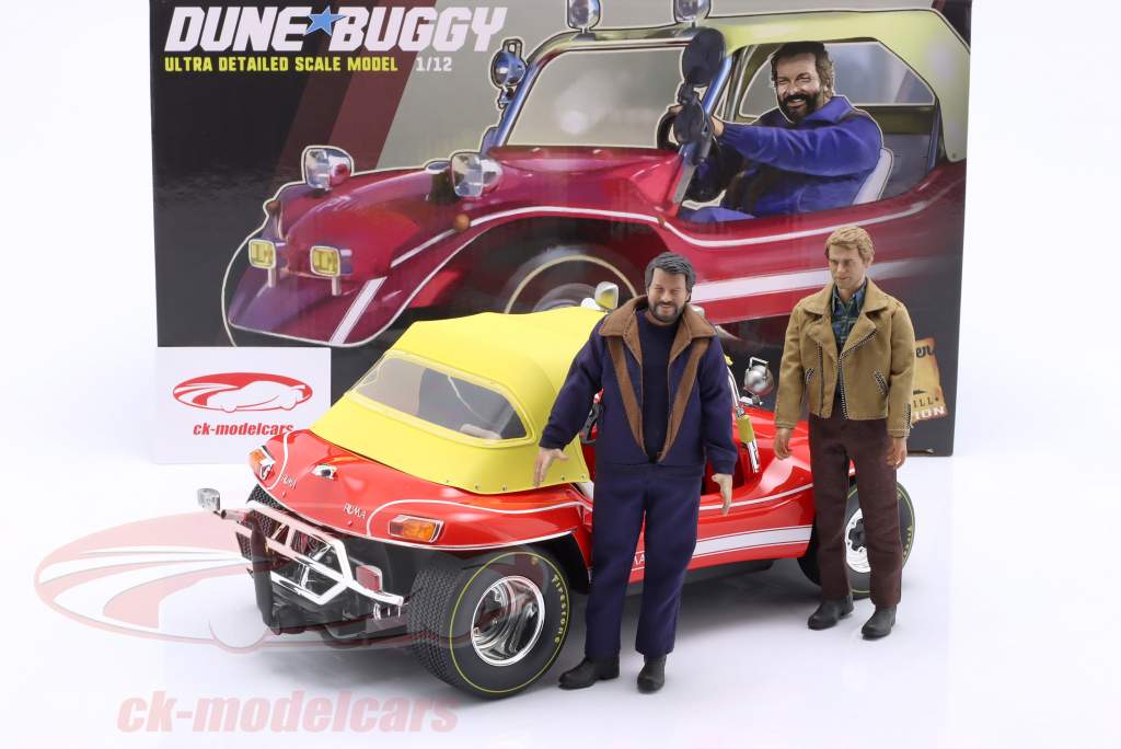 Infinite Statue 1:12 Puma Dune Buggy 1972 avec personnages Bud Spencer ...