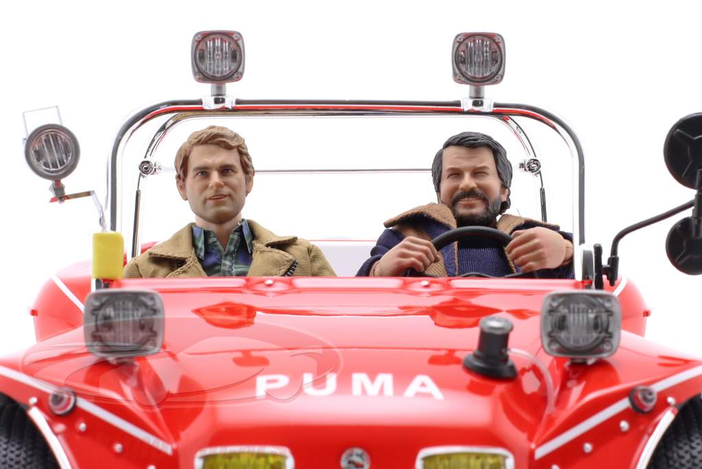 Infinite Statue 1:12 Puma Dune Buggy 1972 avec personnages Bud Spencer ...