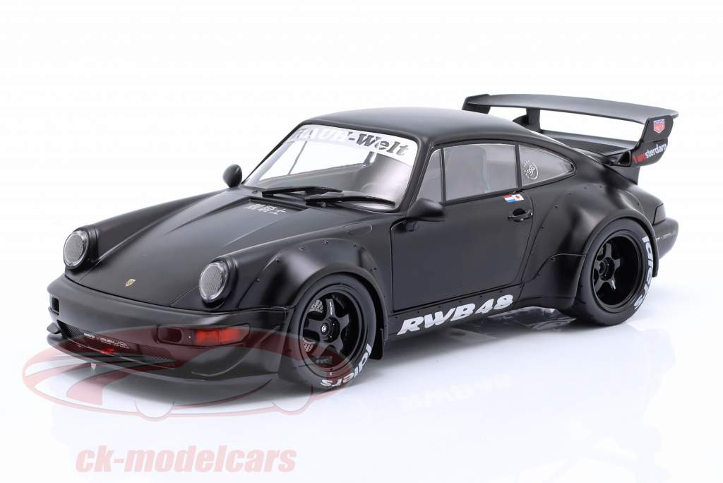 Solido 1:18 Porsche 911 (964) RWB Rauh-Welt Darth Vader 2016 aburrido ...