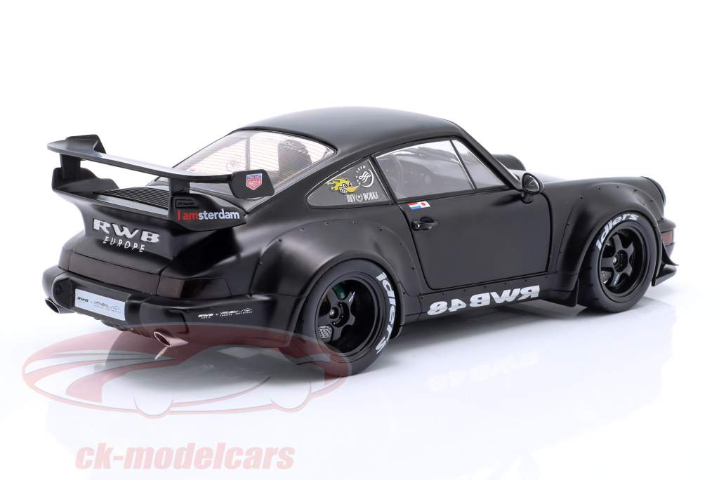 Solido 1:18 Porsche 911 (964) RWB Rauh-Welt Darth Vader 2016 aburrido ...