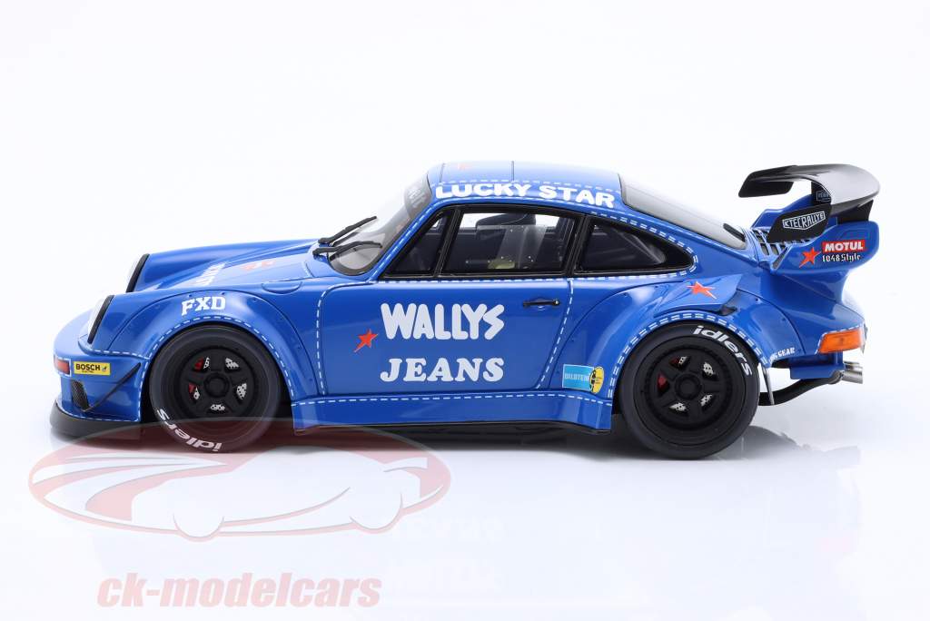 GT-SPIRIT 1:18 Porsche 911 (964) RWB Rauh-Welt Osho blue GT448 model ...