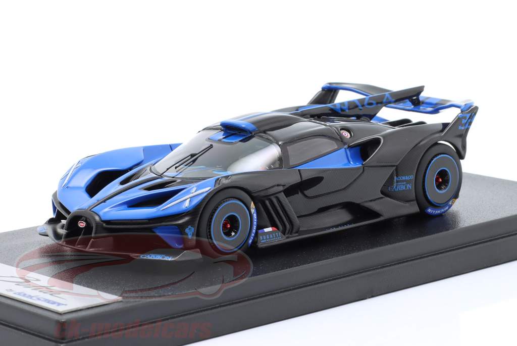 LookSmart 1:43 Bugatti Bolide Launch Configuration 2021 青 / 黒 LS528 モデル ...