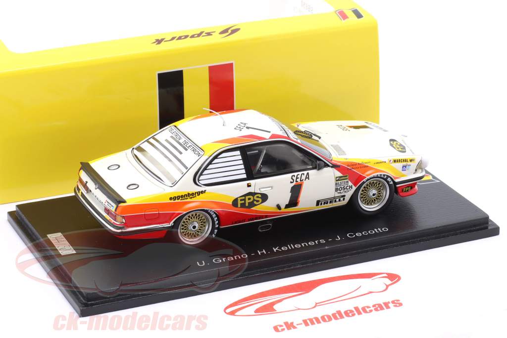 Spark 1:43 BMW 635 CSi #1 24h Spa 1983 Kelleners, Grano, Cecotto SB650 ...