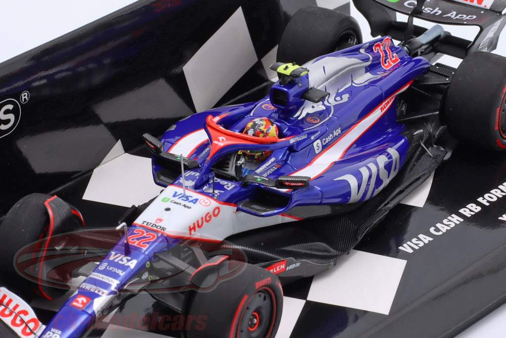 Minichamps 1:43 Yuki Tsunoda RB VCARB 01 #22 Formula 1 2024 417240122 ...