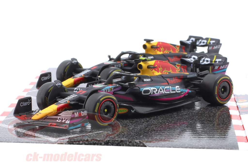 Bburago 1:43 2-Car Set Verstappen #1 & Perez #11 Formula 1 World ...