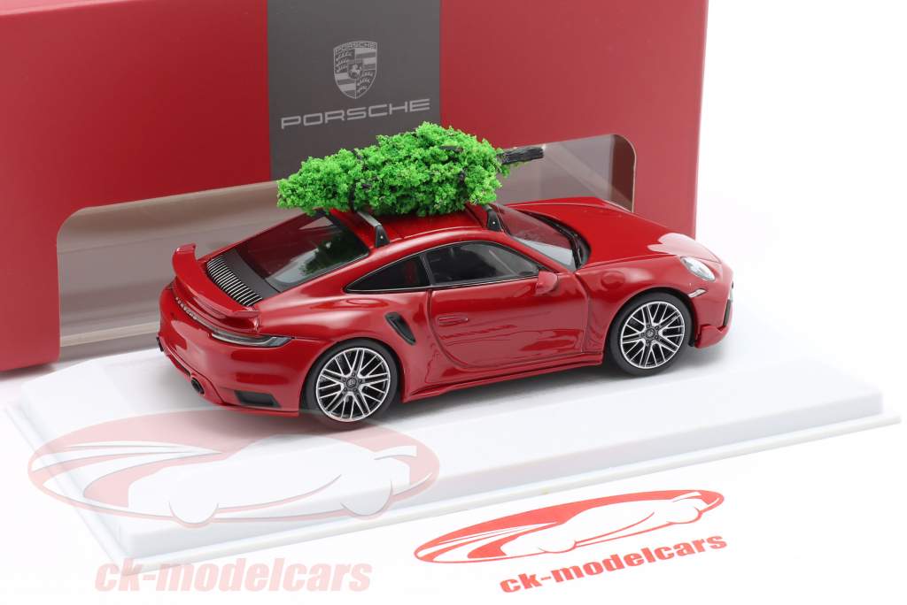 Minichamps 1:43 Porsche 911 (992) Turbo S carmine / black ...