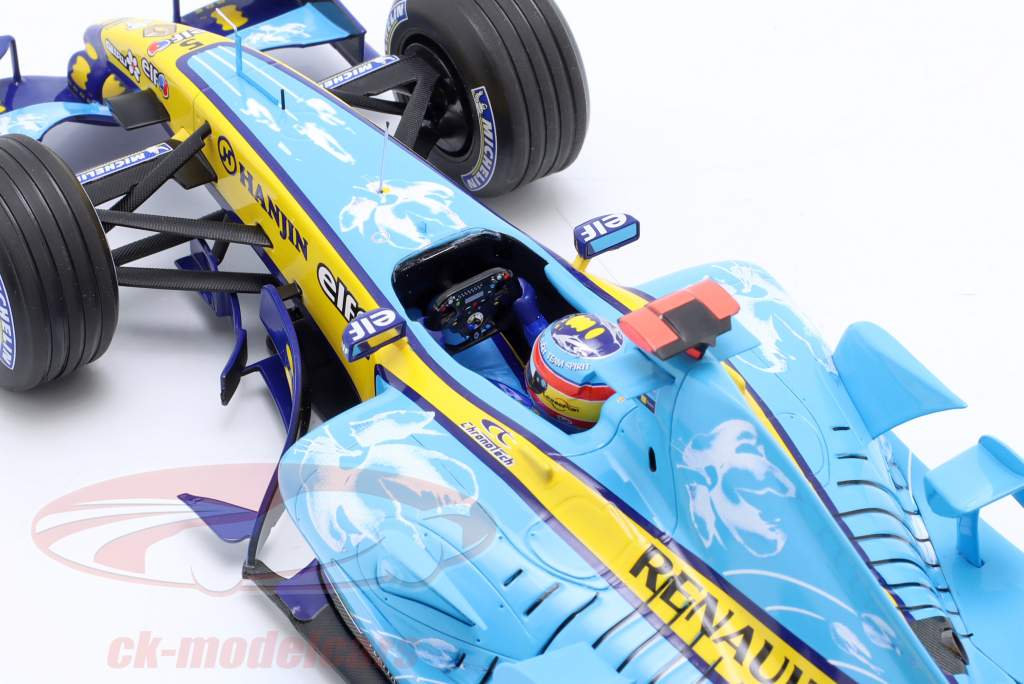 Minichamps 1:18 F. Alonso Renault R25 #5 2nd British GP Formula 1 World ...
