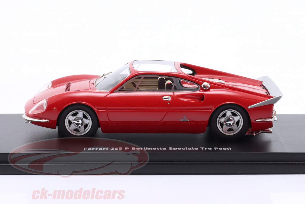 AutoCult 1:43 Ferrari 365P Berlinetta Speciale Tre Posti 1966 red 90287 ...
