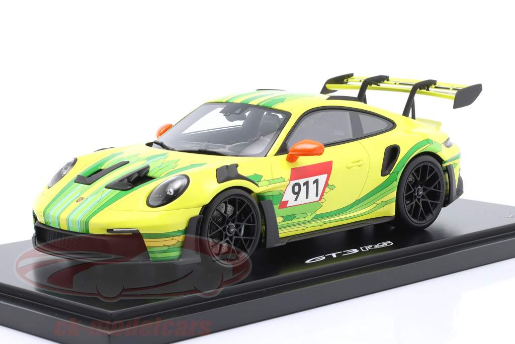 Spark 1:18 Porsche 911 (992) GT3 RS #911 Manthey Grello Livery WAP0212810SGT3 model car ...
