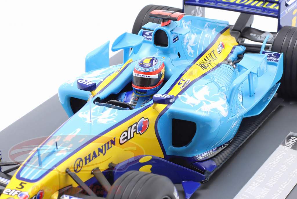 Minichamps 1:18 Fernando Alonso Renault R25 #5 2nd British GP Formula 1 ...