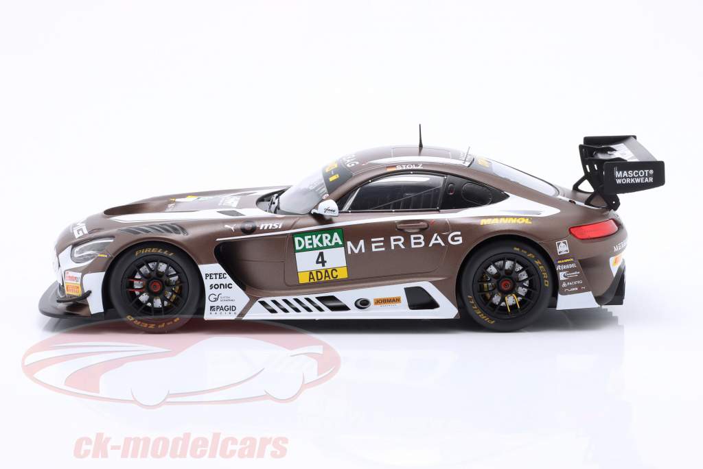 Ixo 1:18 Mercedes-Benz GT3 Evo #4 DTM 2024 Luca Stolz HRT-I-AMG-24-1804-DTM モデル 車 HRT-I-AMG-24 ...